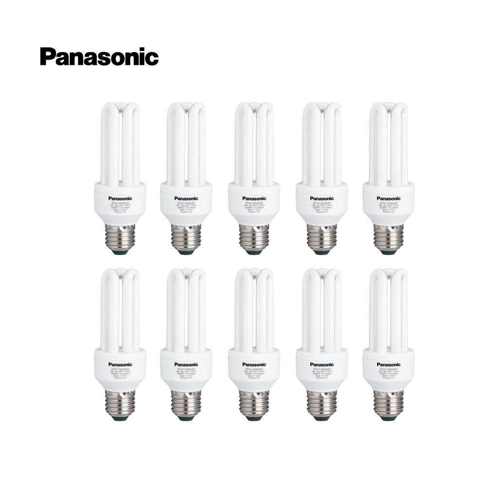 10 PCS (1 BOX) Panasonic Energy Saving Light Fluorescent Bulb 18W CDL ...