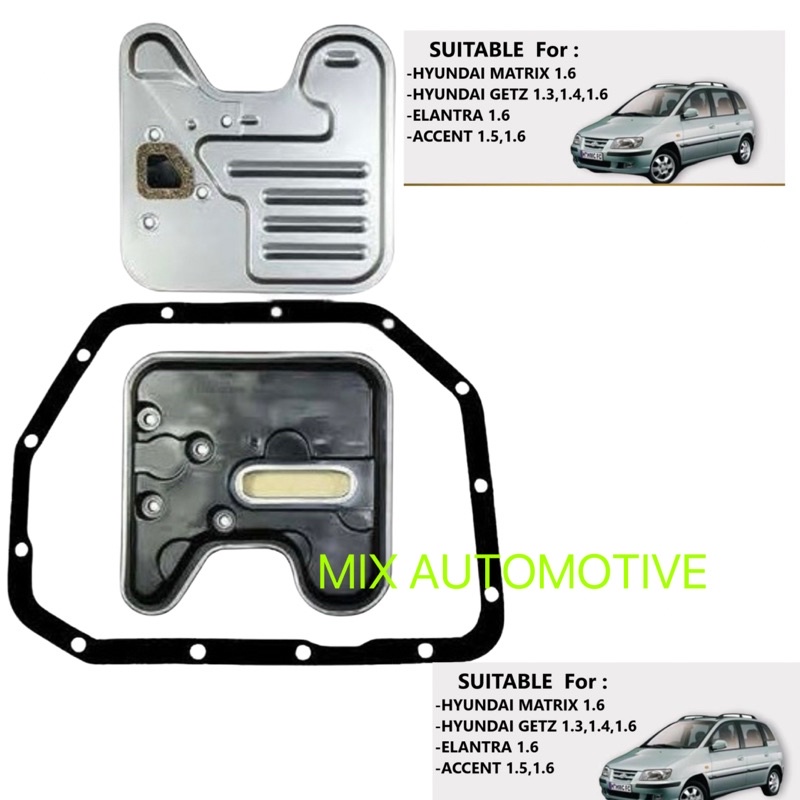 Hyundai Auto Transmission Filter (ATF) Matrix 1.6,Elantra 1.6,Accent ...