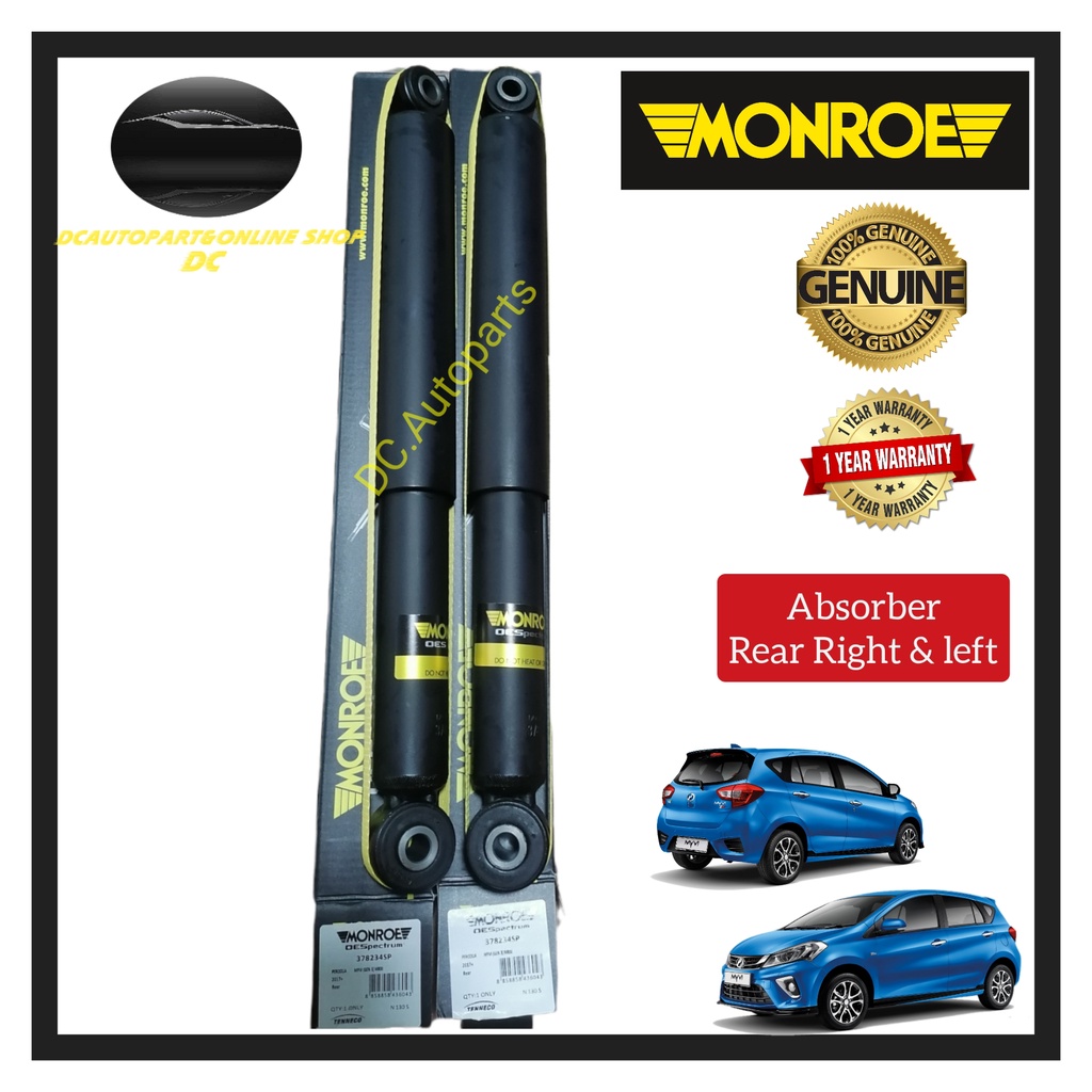 MONROE OESPECTRUM PERODUA MYVI 1.5 D20N 2017-2021 REAR SHOCK ABSORBER ...