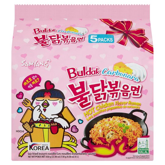 SAMYANG RAMEN BULDAK CARBONARA PINK 5 X 130GM | Shopee Malaysia