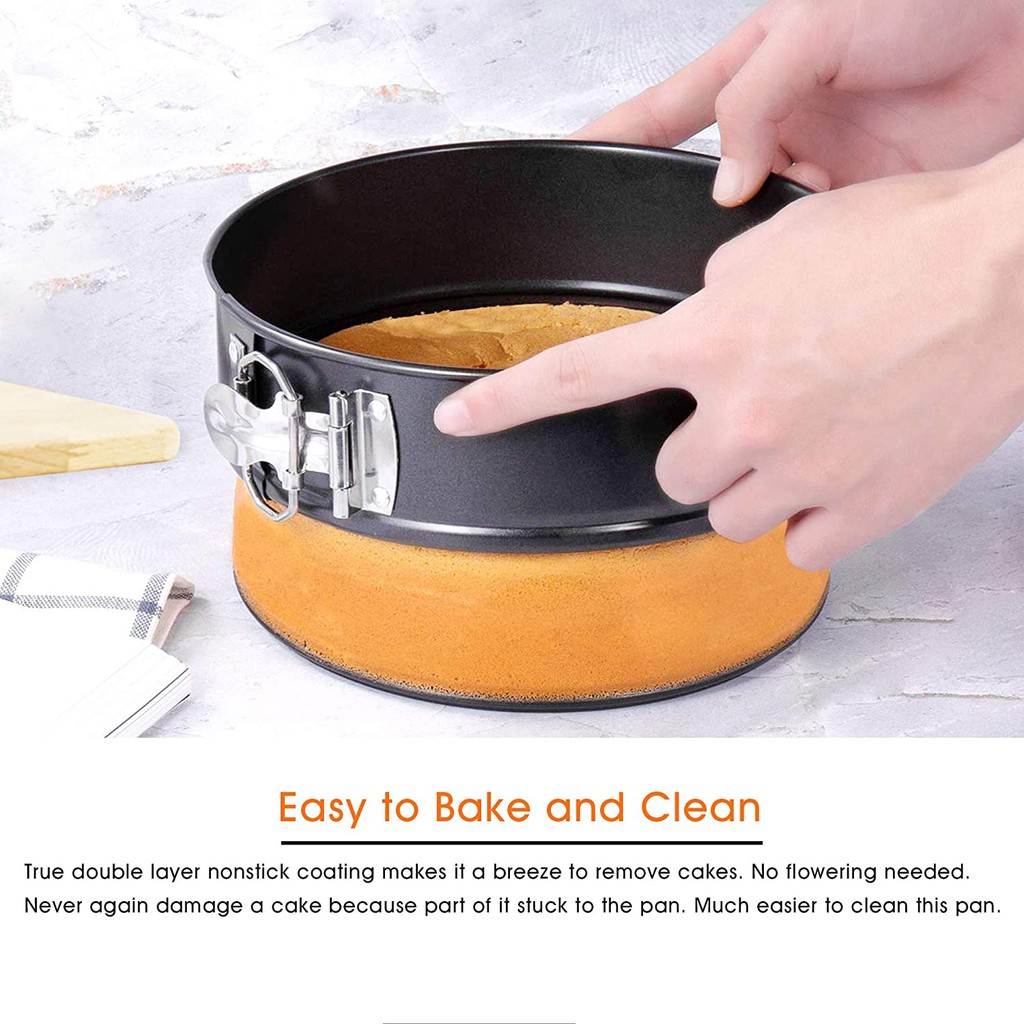 Removable Bottom Non-Stick Metal Round Cake Mould Baking Mould Cake Pan ...
