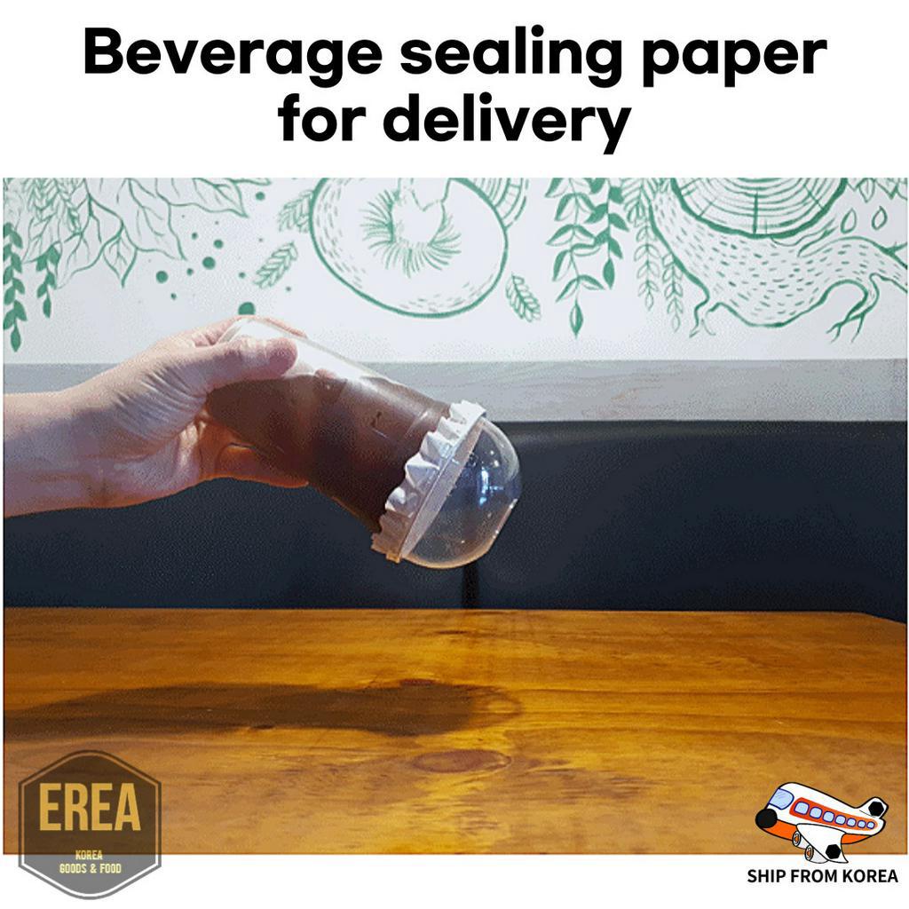 Leakproof beverage packaging take-out paper cafe essentials delivery item Takeout essentials ...