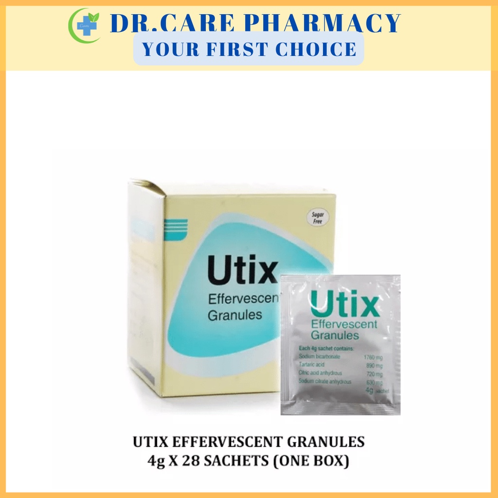 Utix Effervescent Granules 28 x 4g (EXP 04/25) | Shopee Malaysia