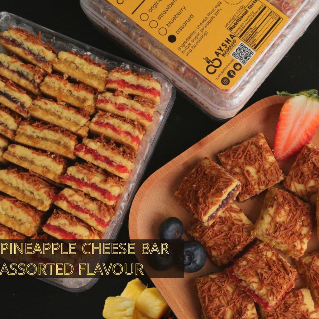 PINEAPPLE CHEESE BAR | TART NENAS KEJU | KUIH RAYA VIRAL | Shopee Malaysia