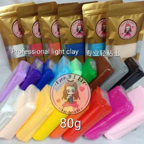 🇲🇾[READY STOCK MALAYSIA]Professional Light Air Dry Clay (High Quality ...