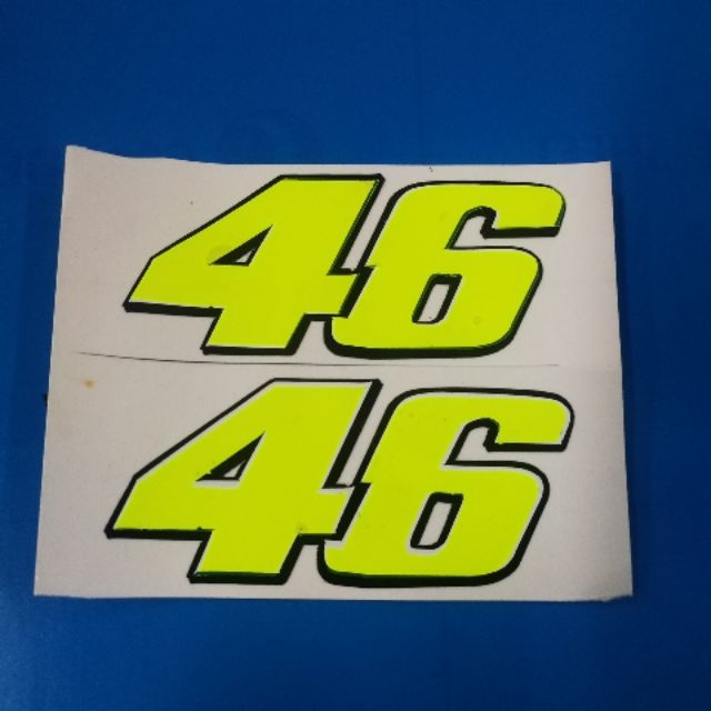 Sticker 46 Rossi Motorcycle | Shopee Malaysia