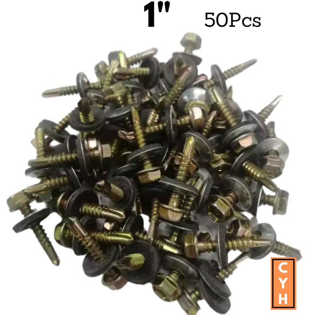 AWNING SCREW SELF DRILLING SCREW WITH WASHER AWNING SCREW SKRU ONING ...