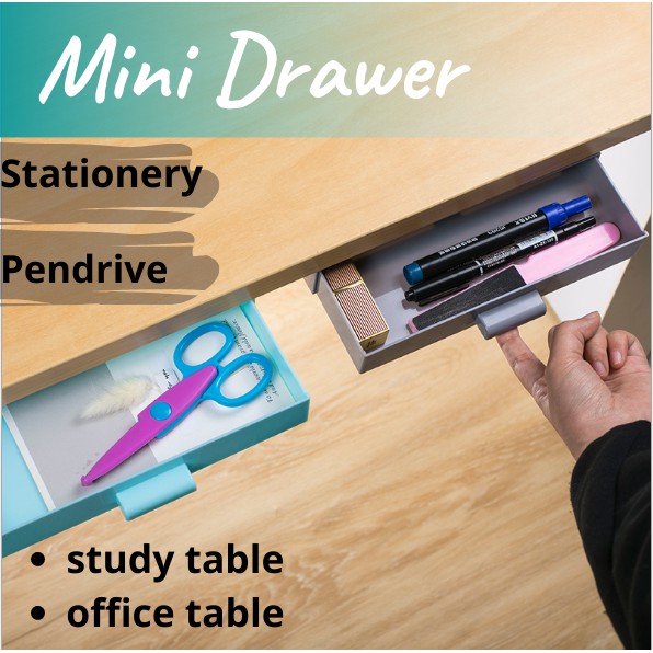 Mini Drawer, Small Drawer For Study Table Business Table Office Table ...