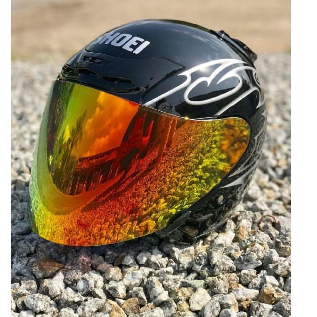 Shoei Jforce 2 Jack Hitam | Shopee Malaysia