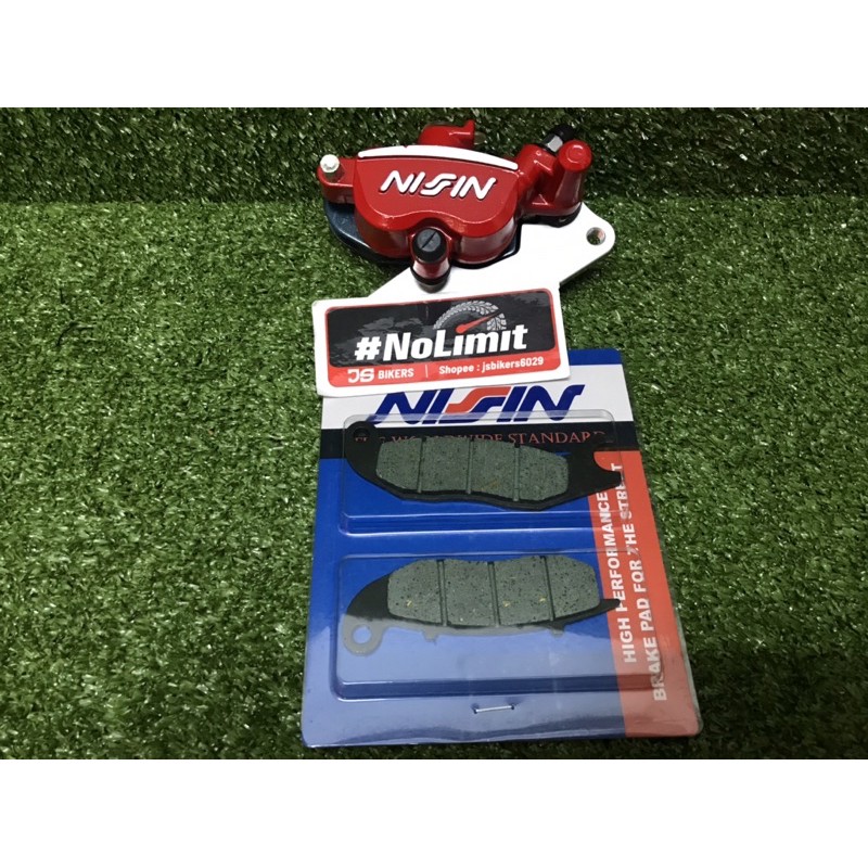 NISSIN SAMURAI 2 POT DISC BRAKE PAD Y15zr rs150 Nvx155 Lc135 | Shopee Malaysia