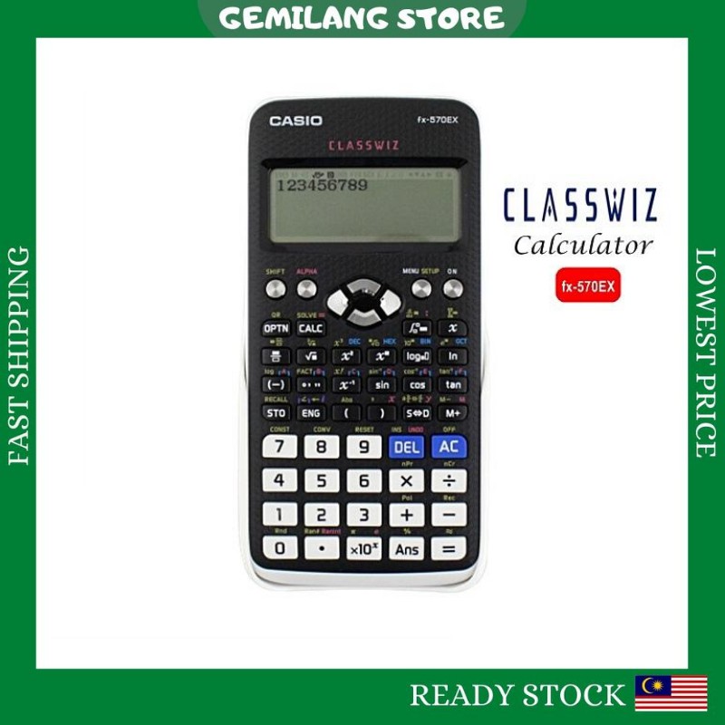 OEM Casio Calculator Canon Scientific Classwiz FX 570EX Stationery ...