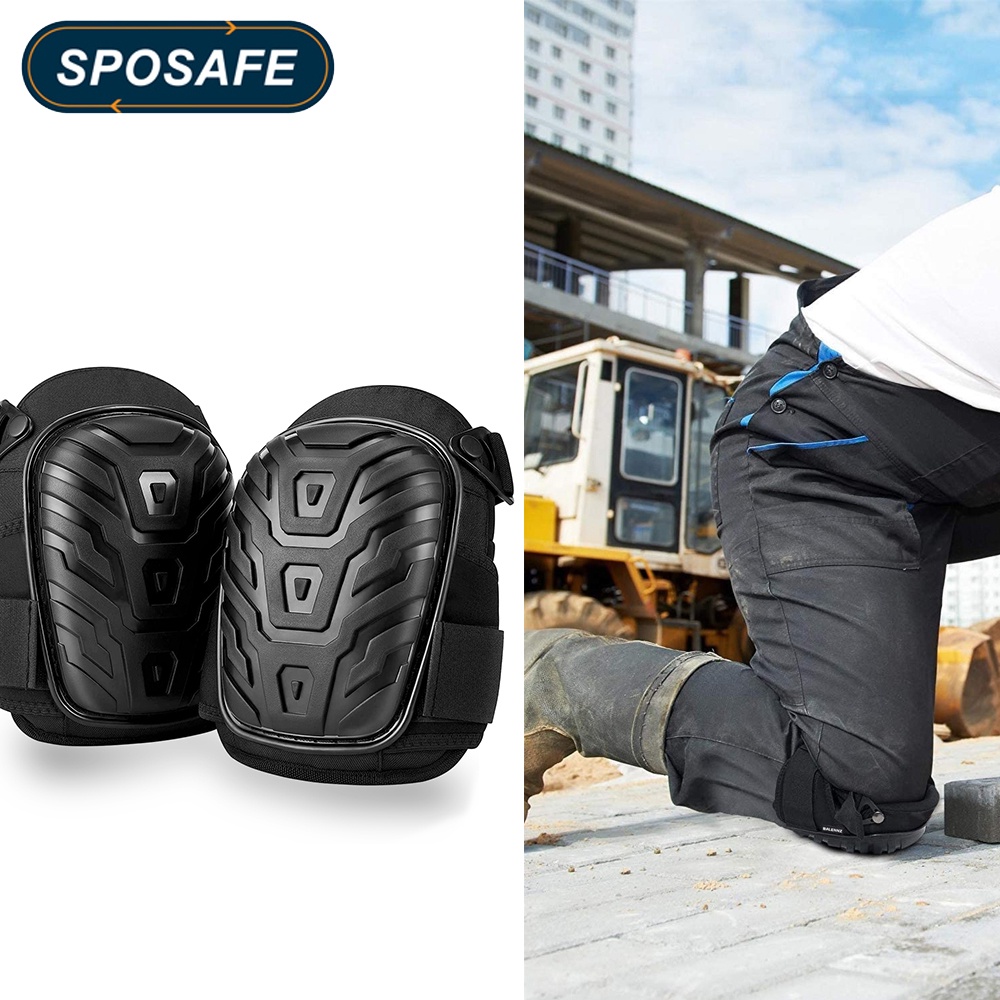 1Pair Professional Unisex Knee Pads, used for construction or carpentry ...