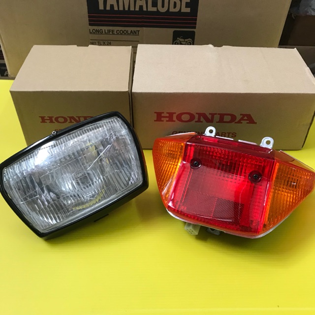 100% ORIGINAL HONDA EX5/ DREAM FULL SET HEAD LAMP & TAIL LAMP / LAMPU DEPAN & LAMPU BELAKANG ...
