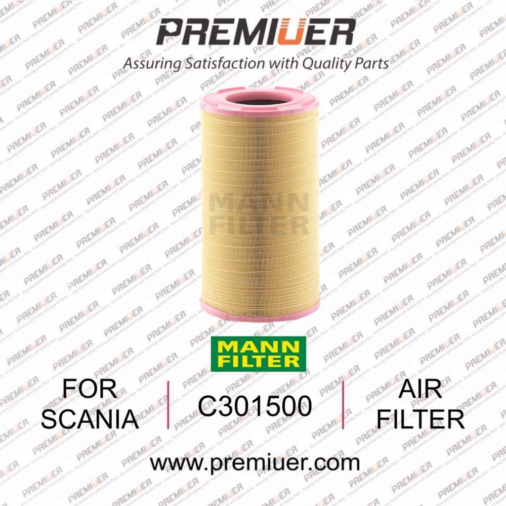 C301500 MANN FILTER Scania 114/124 Air Filter 1335678/1421021 | Shopee ...