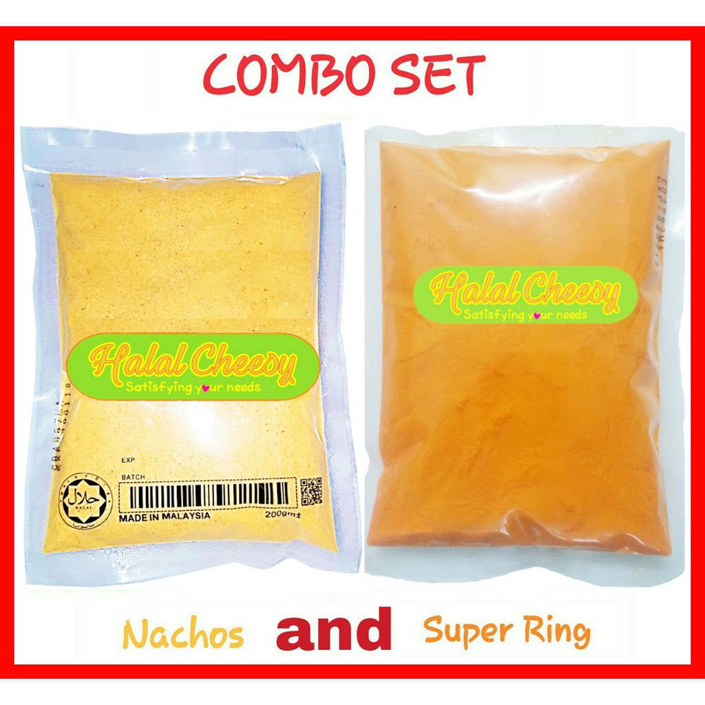 (COMBO SALE) Cheese Powder NACHO ORIGINAL SUPERING 200gm EACH - NO ...