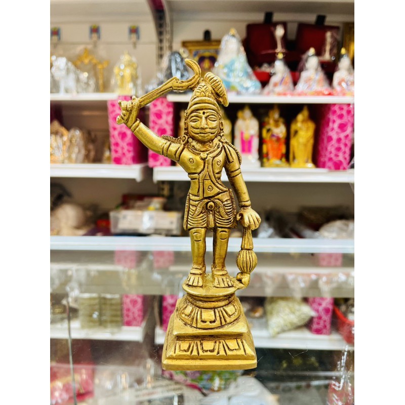 Madurai veeran / ayya / Karuppasamy / karuppar statue / idol / brass ...