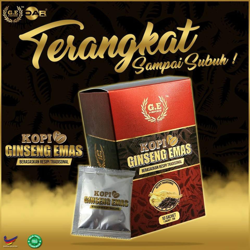 G>E KOPI GINSENG EMAS / 100% ORIGINAL [READY STOCK / POS TODAY] KOPI G ...