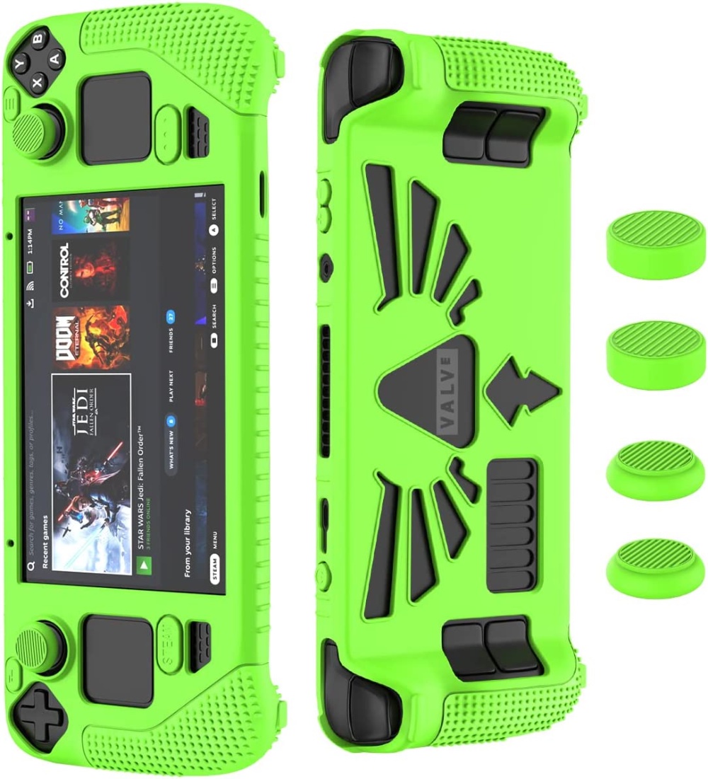 For Steam Deck Standing Protective Case Full Protection Kit to Anti ...