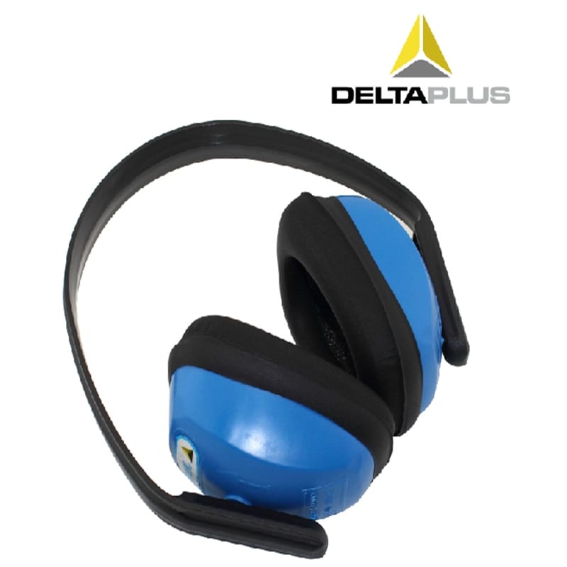 Safety Earmuff -DELTA PLUS 23db Blue, Soundproof Anti-noise Sleeping ...