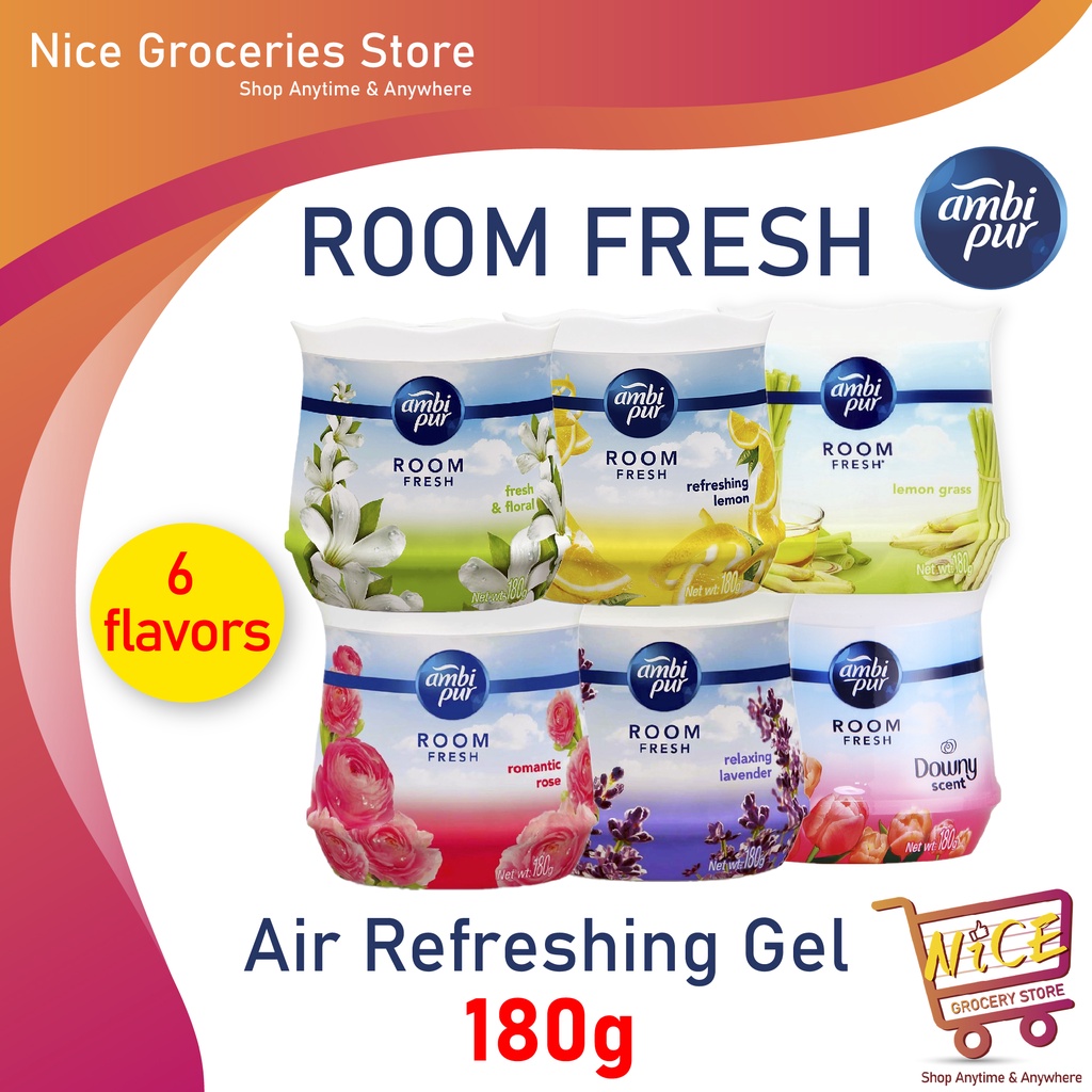 Ambi Pur Room Fresh Air Refreshing Gel (180g) | Shopee Malaysia