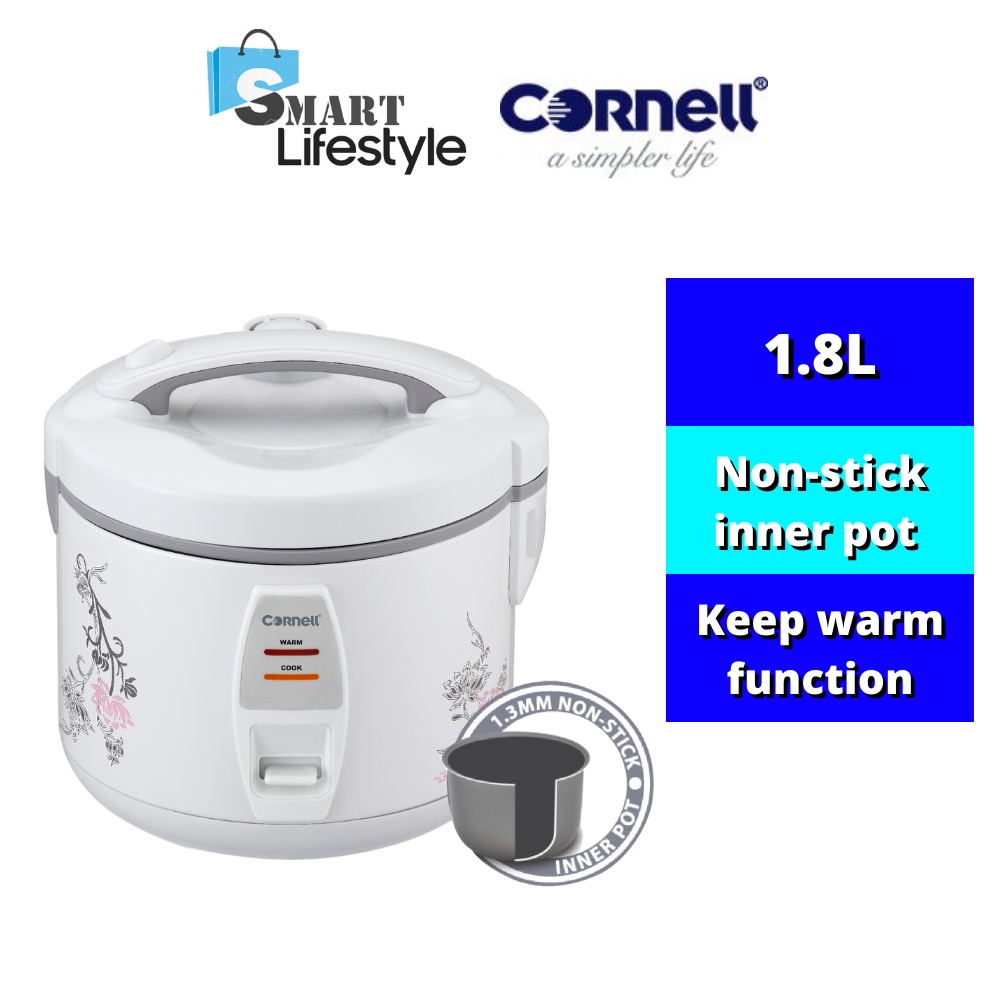 Cornell Jar Rice Cooker (1.8L) CRC-JE180 | Shopee Malaysia