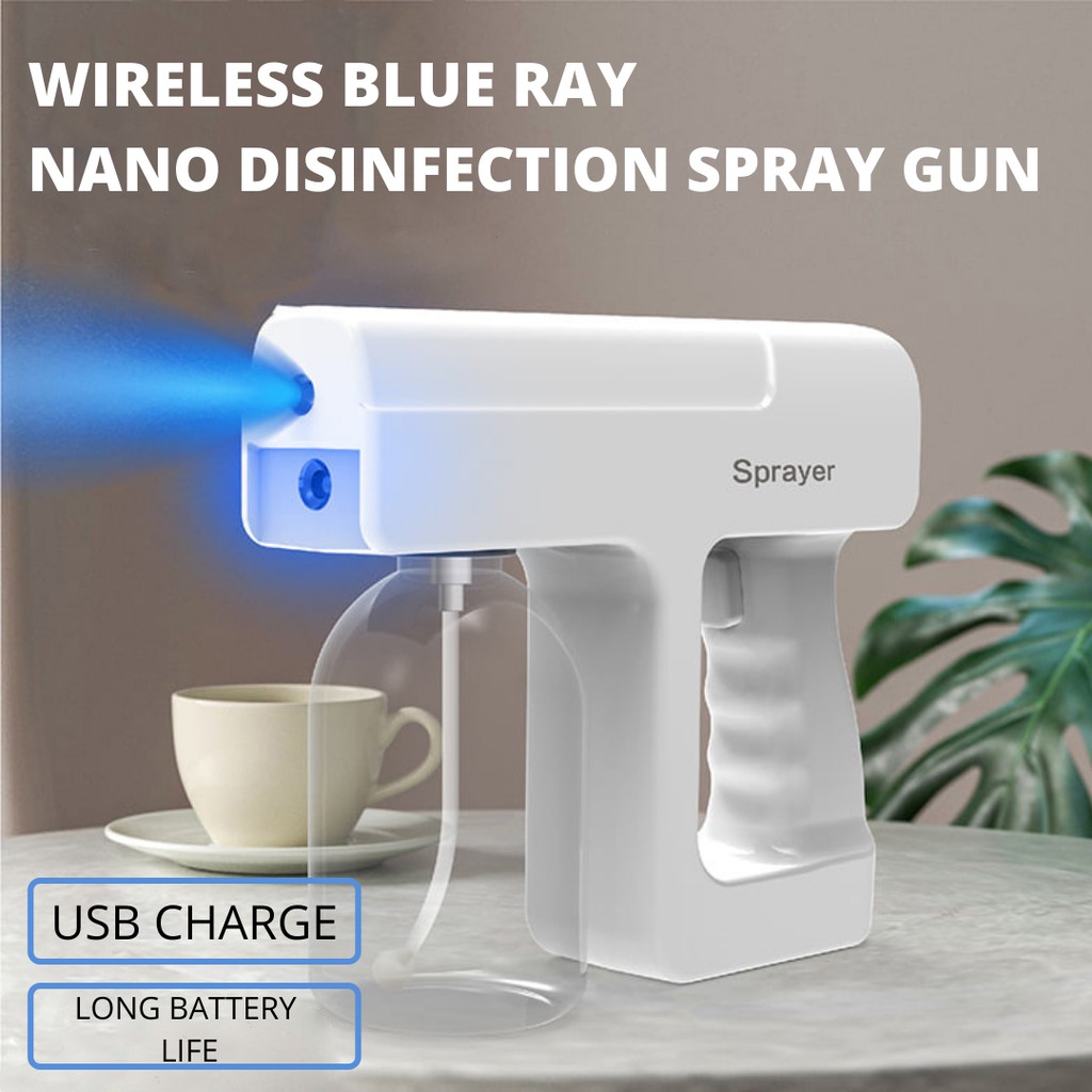 (BUY 1 FREE 1)WIRELESS Sanitizer Spray Machine Blu-ray Handheld ...