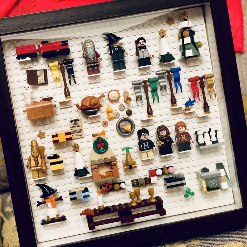 SQUARE DISPLAY BOX FRAME DIY 3D FRAME BOX WITH BASEPLATE FOR LEGO ...