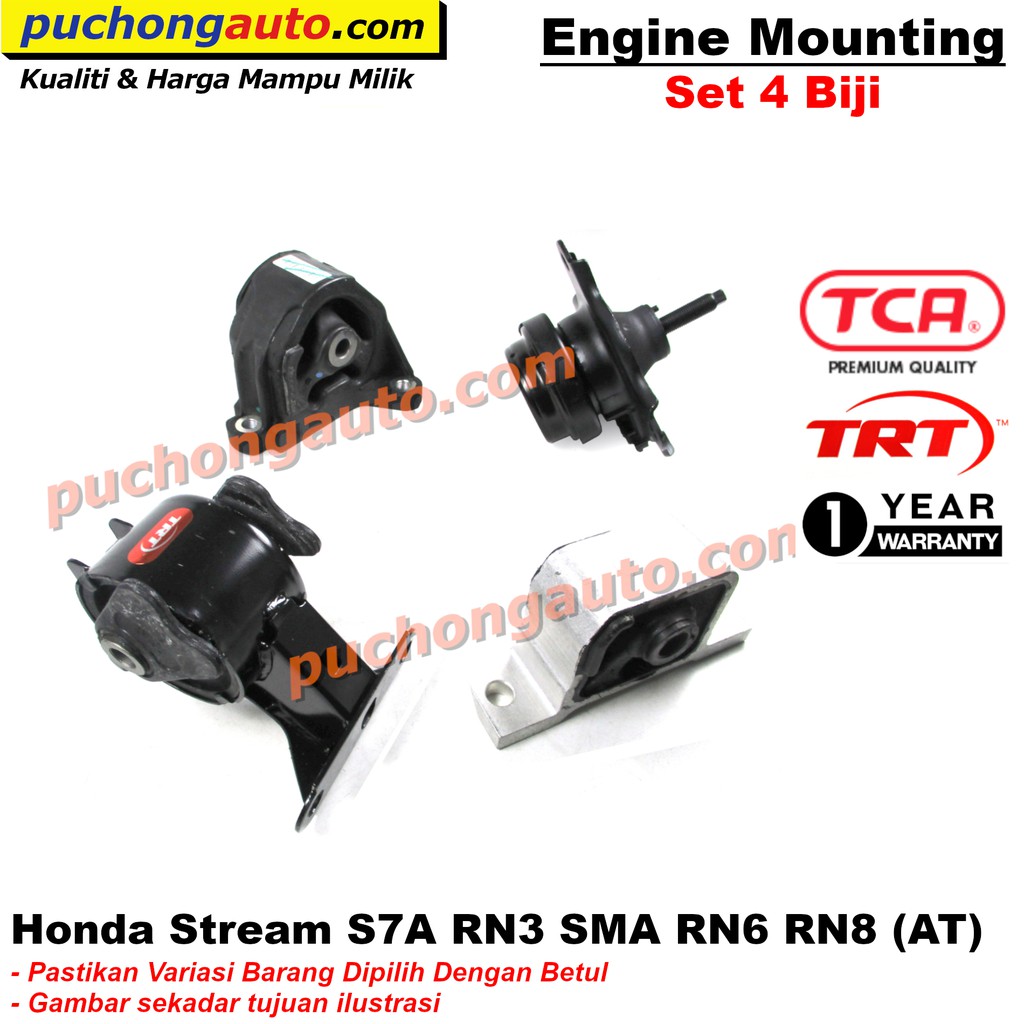 Engine Mounting - Honda Stream S7A RN3 RN5 / SMA RN6 RN8 Auto ...