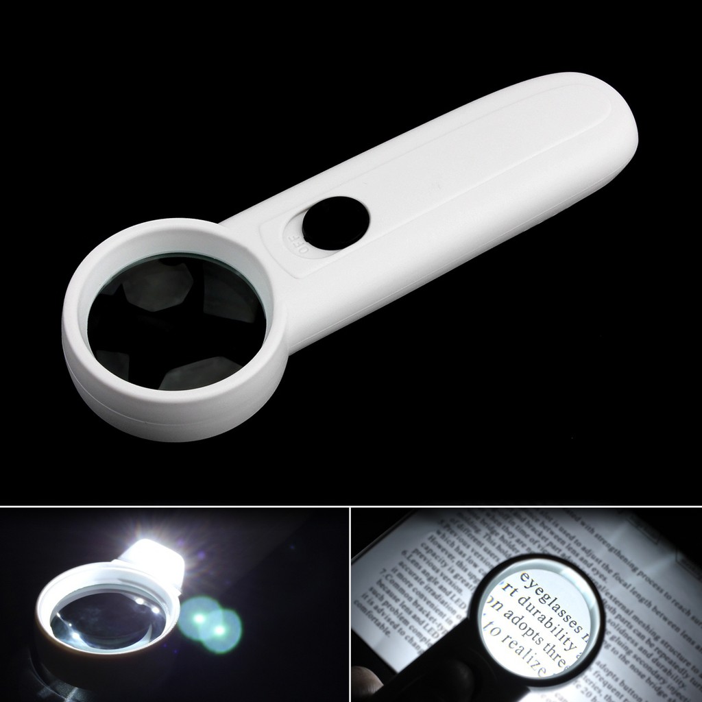 15X Multifunctional Glasses Magnifier Lamp Magnifying Glass | Shopee ...