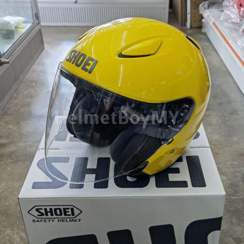 HELMET SHOEI JSTREAM PLAIN SILVER / PEARL GREY / BLACK / MAROON /YELLOW ...