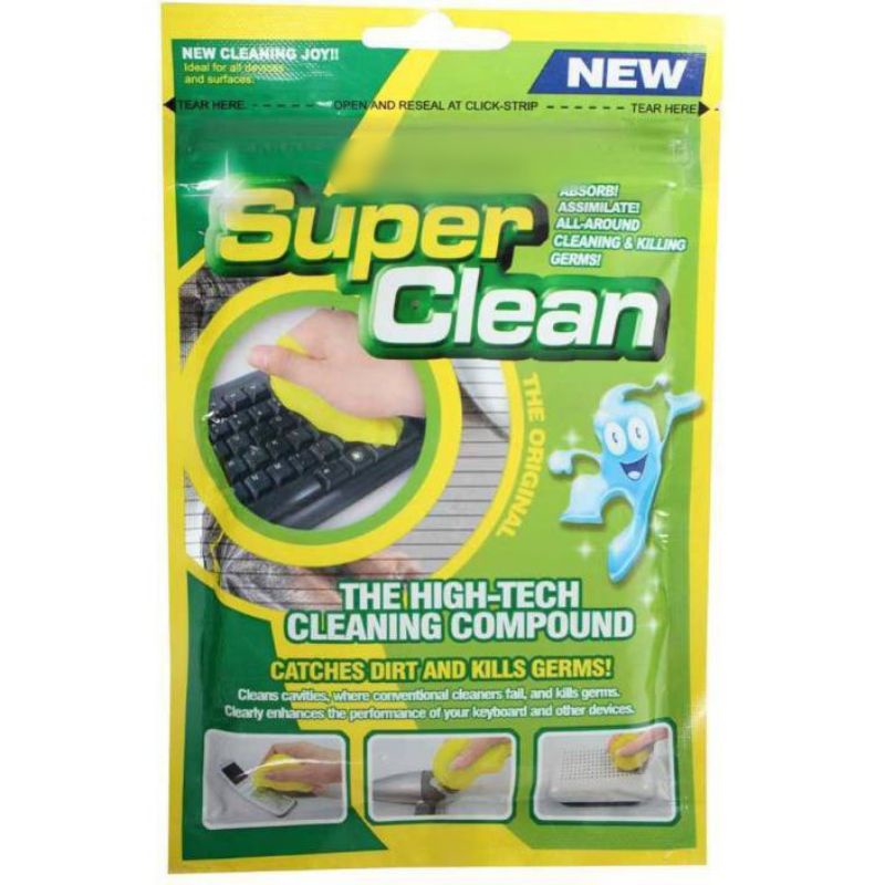 Super Clean Gel Soft Gum Magic Computer Car Cleaner 80g | Shopee Malaysia