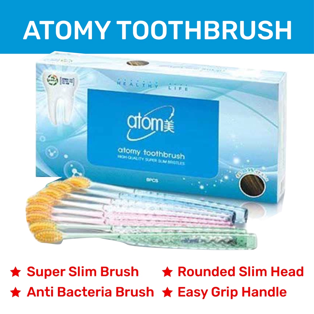 【READY STOCK】Original Atomy Toothbrush Super Slim Anti Bacteria Brush ...