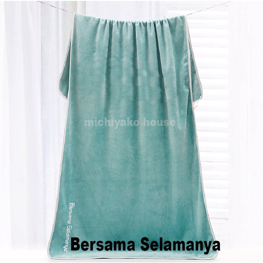 TUALA MANDI DEWASA TEBAL KAIN TUALA MANDI BESAR MICROFIBER ADULT BATH ...