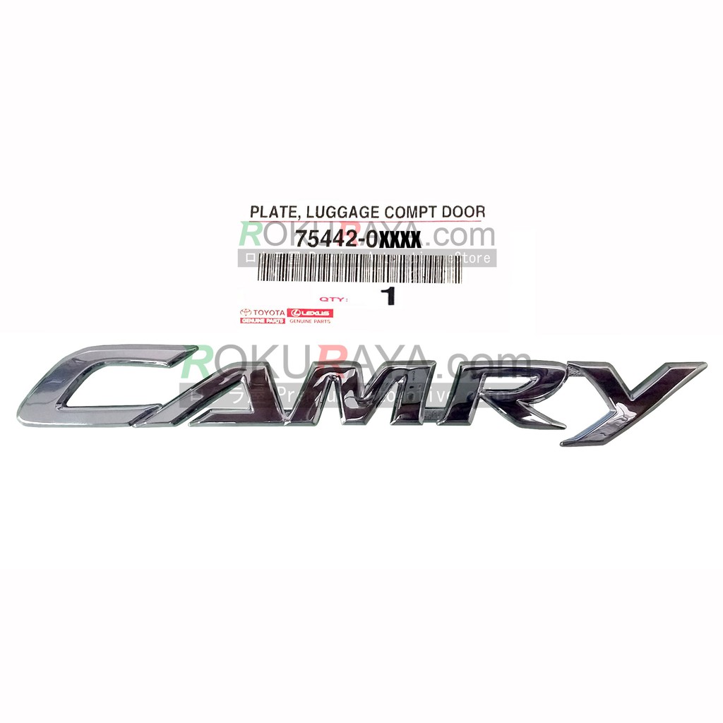 Toyota Camry Original UMW Toyota Motor Genuine Parts (PLATE LUGGAGE ...