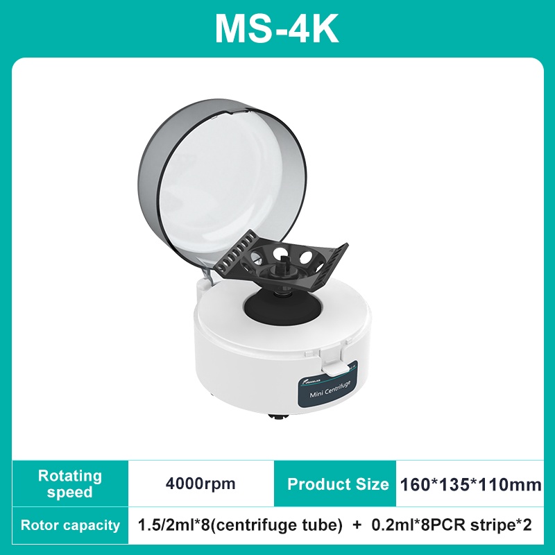 JOANLAB Pcr Centrifuge Machine Digital High-Speed Plasma Centrifuge Laboratory Microcentrifuge ...