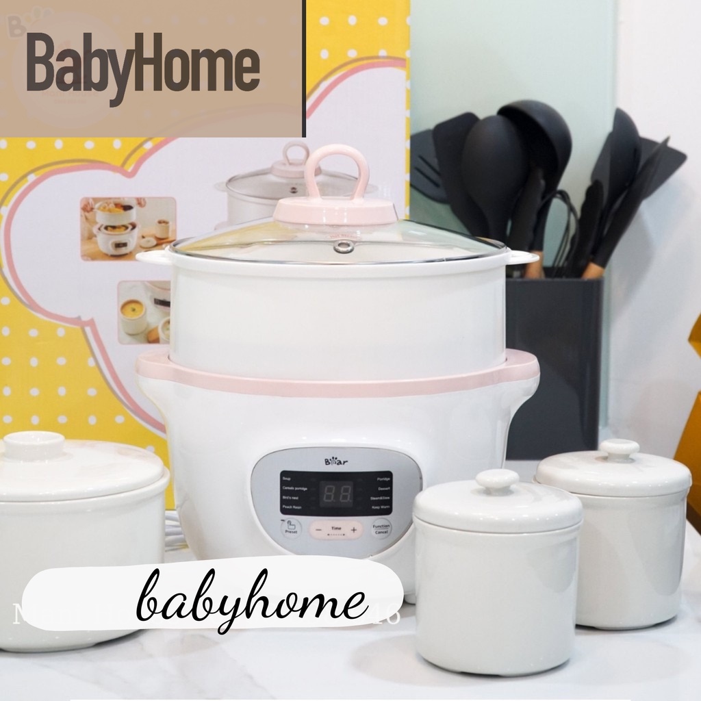 Bear slow porridge cooker (0,8l 1.6l, 2.5L ) Genuine 18th | Shopee Malaysia