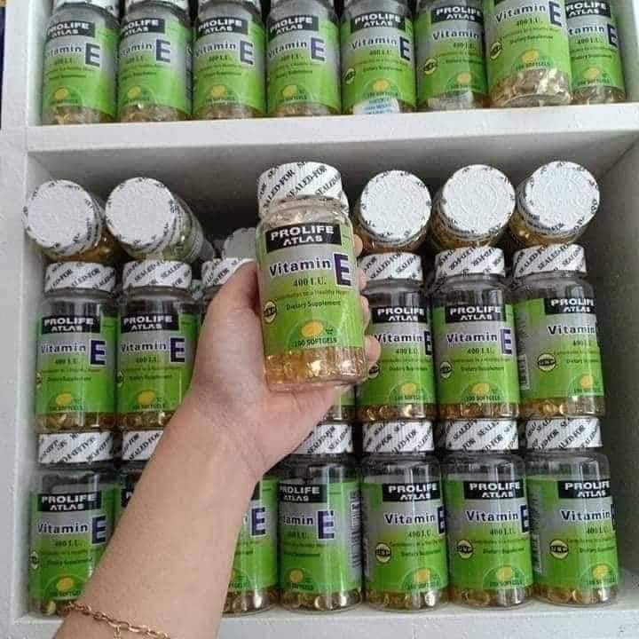 PROLIFE ATLAS VITAMIN E 100 SOFTGELS 400 I.U DIETARY SUPPLEMENT | WITH ...