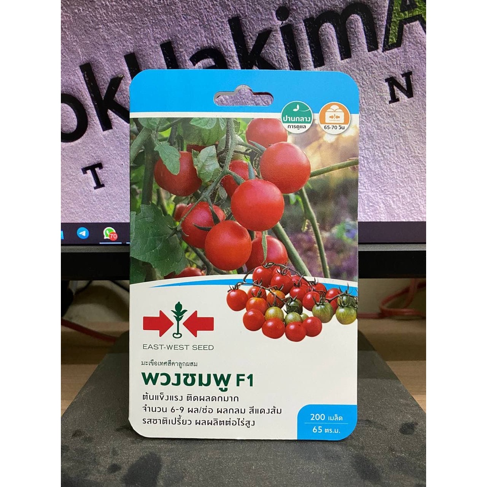 Benih Tomato Merah Bulat Cap Panah Merah/East West (200 biji) | Shopee ...