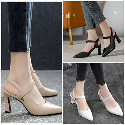 Fashionhomez 8244 Zola Heel ( size 35-40 ) | Shopee Malaysia