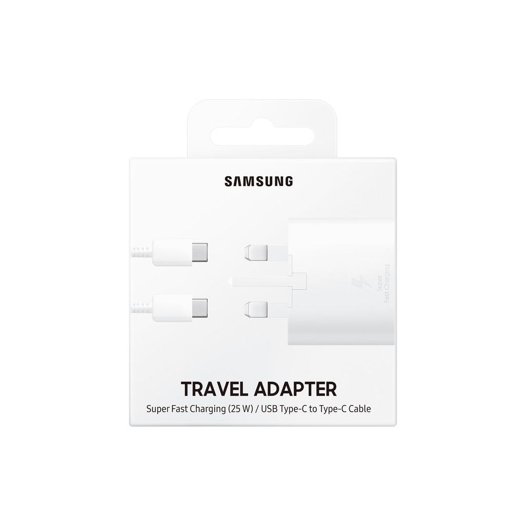 SAMSUNG SUPER FAST CHARGE TRAVEL ADAPTER(25W) | Shopee Malaysia