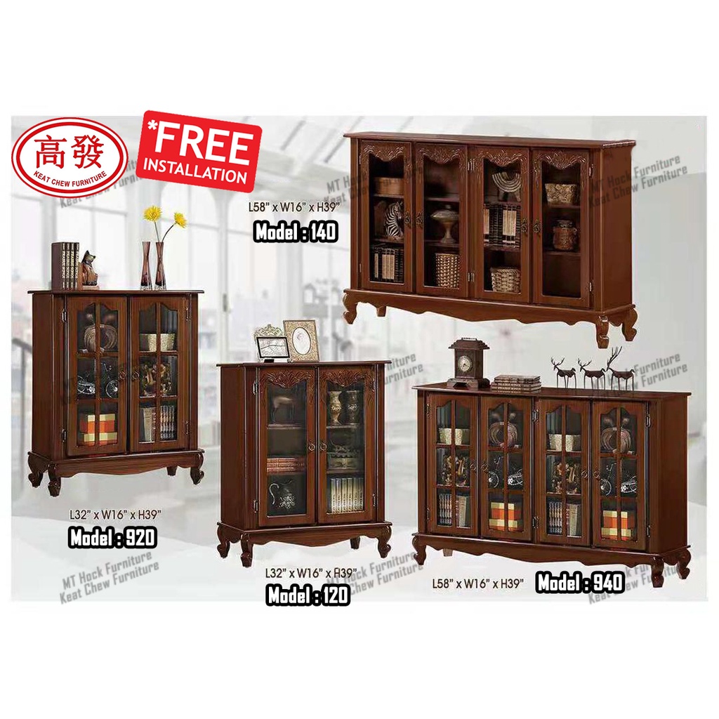Almari Hiasan Low Display Cabinet Hall Cabinet Living Room Cabinet ...