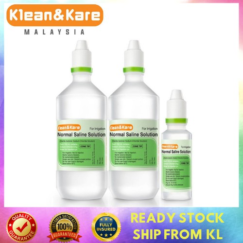 🔥READY TO SHIP🔥 Klean & Kare Normal Saline Solution (2 x 500ml + Free 100ml) | Shopee Malaysia