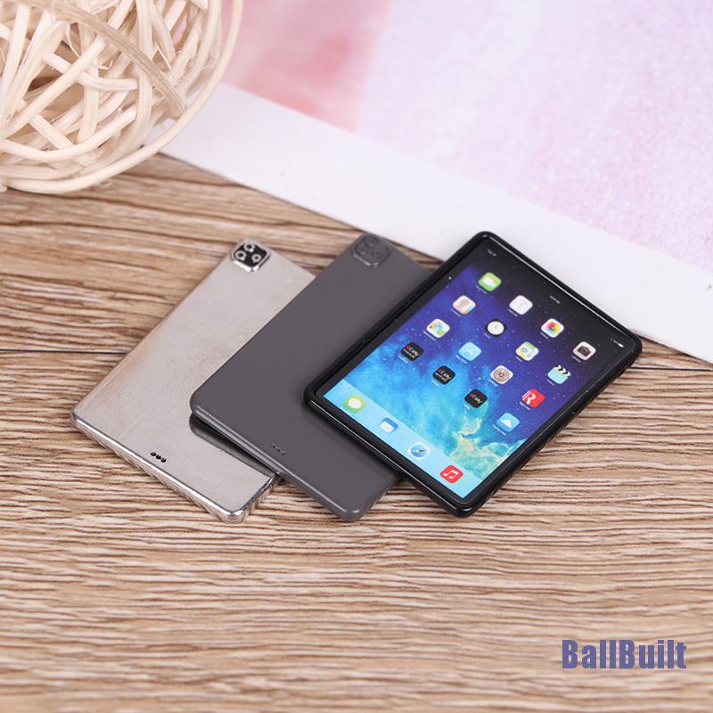 [BABIU] 1:12 Dollhouse Miniature Tablet Mini Laptop Computer Model Doll ...