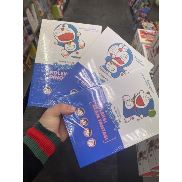 doraemon koleksi alam fantasi , seram sejuk & koleksi dinosour | Shopee ...
