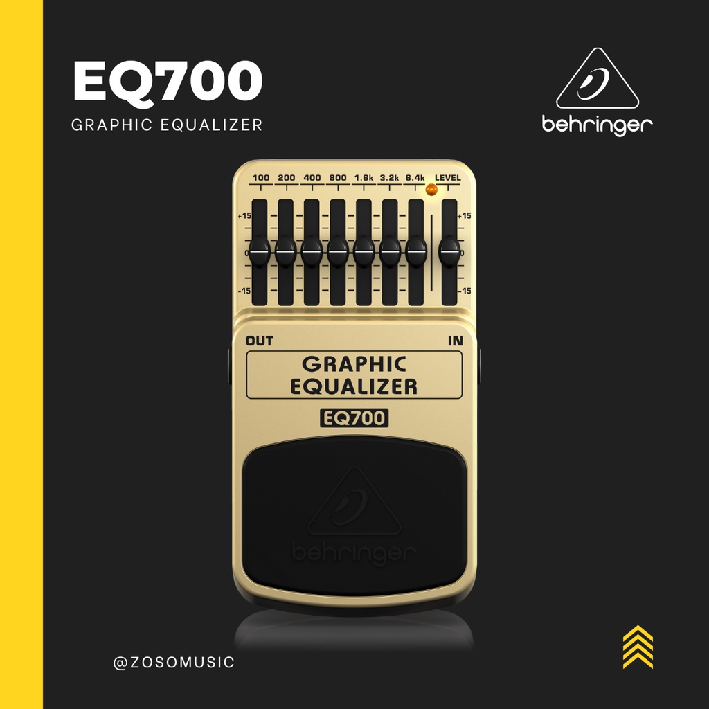 BEHRINGER EQ700 GRAPHIC EQUALIZER GUITAR EFFECT PEDAL (BEHRINGER/ EQ700 ...