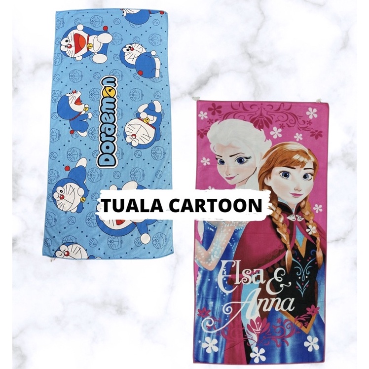Tuala Kartun Budak Towel Cartoon Microfiber Serap Air | Shopee Malaysia