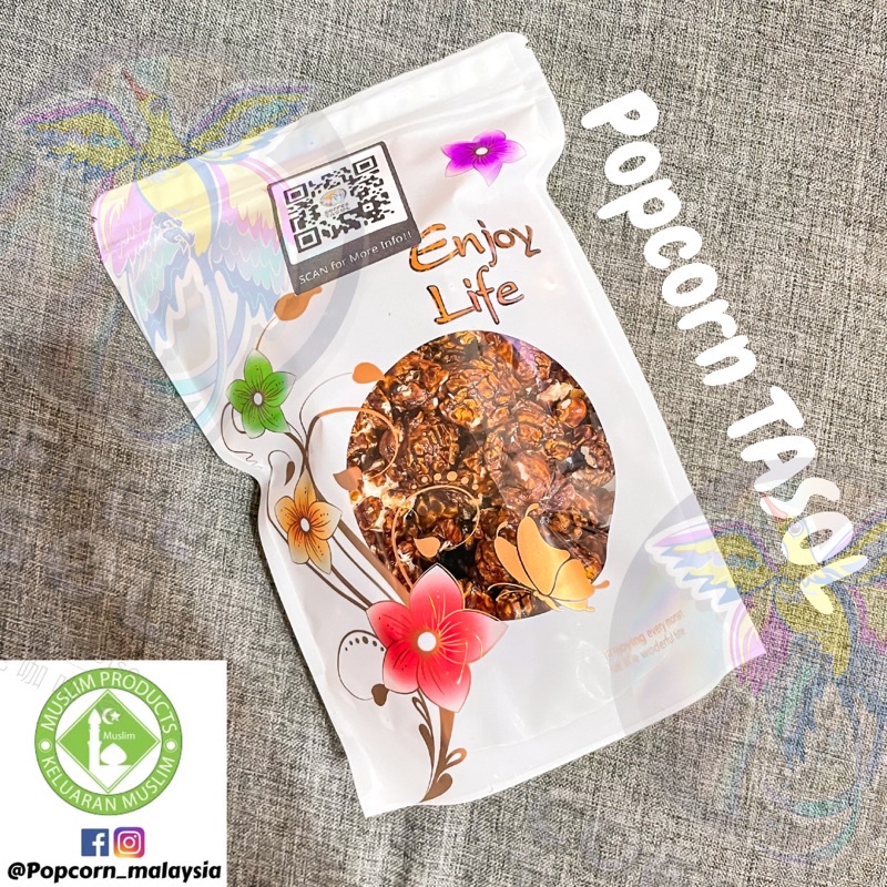 Chocolate Flavoured Premium Popcorn 巧克力口味爆米花 Popcorn Coklat | Shopee ...