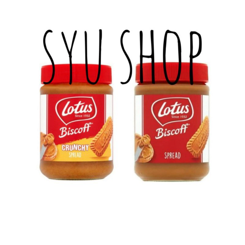 Lotus biscoff spread smooth crunchy 380 400 gr jam | Shopee Malaysia