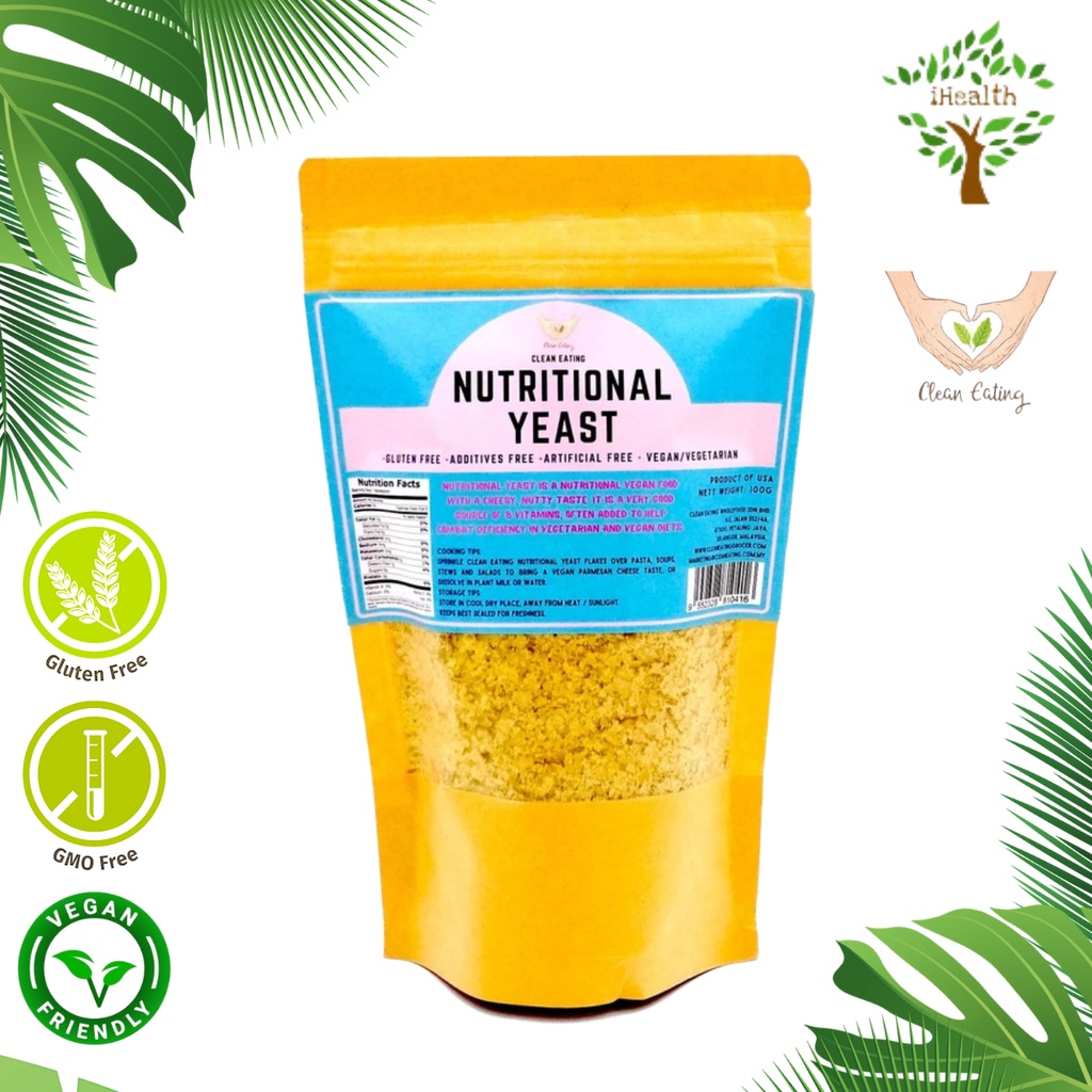 Clean Eating Nutritional Yeast / Ragi Pemakanan (100g) [Gluten Free ...