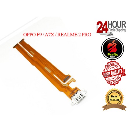 OPPO F9 A7X realme 2 pro Connector Charging Charging Charger USB Port Plug In Board Flex Ribbon ...